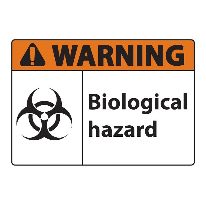 Sign Warning Bio Hazard 290x290 | FTS Safety